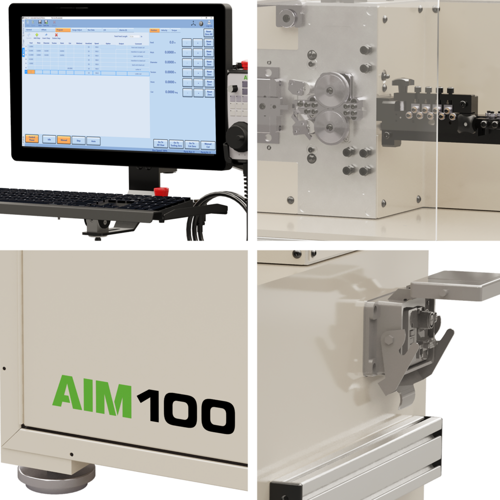 AIM 100 CNC Spring Coiler | Spring Coiling Equipment