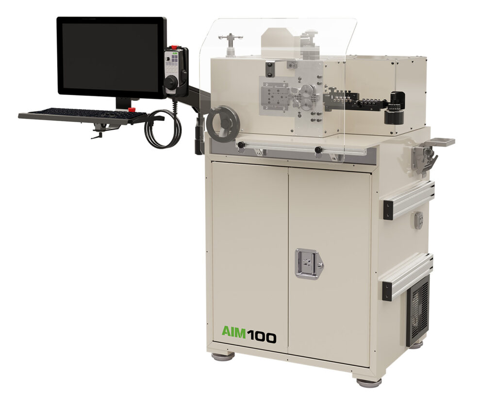 AIM 100 CNC Spring Coiler | Spring Coiling & Wire Forming Equipment