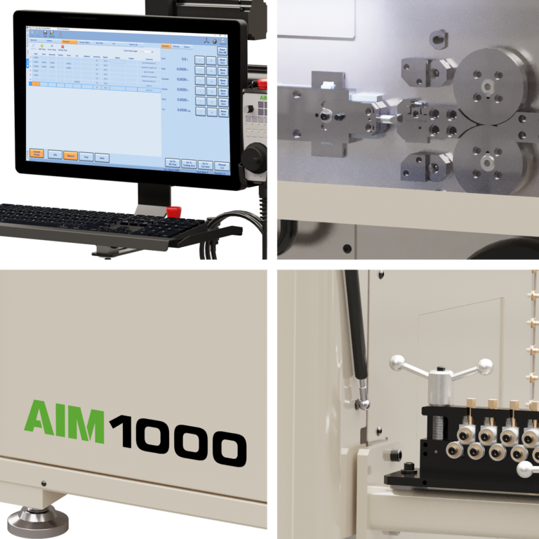 AIM 1000 CNC Spring Coiler | Spring Coiling & Wire Forming Equipment