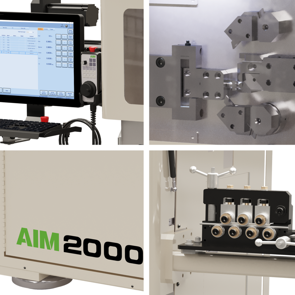 AIM 2000 CNC Spring Coiler | Spring Coiling Equipment