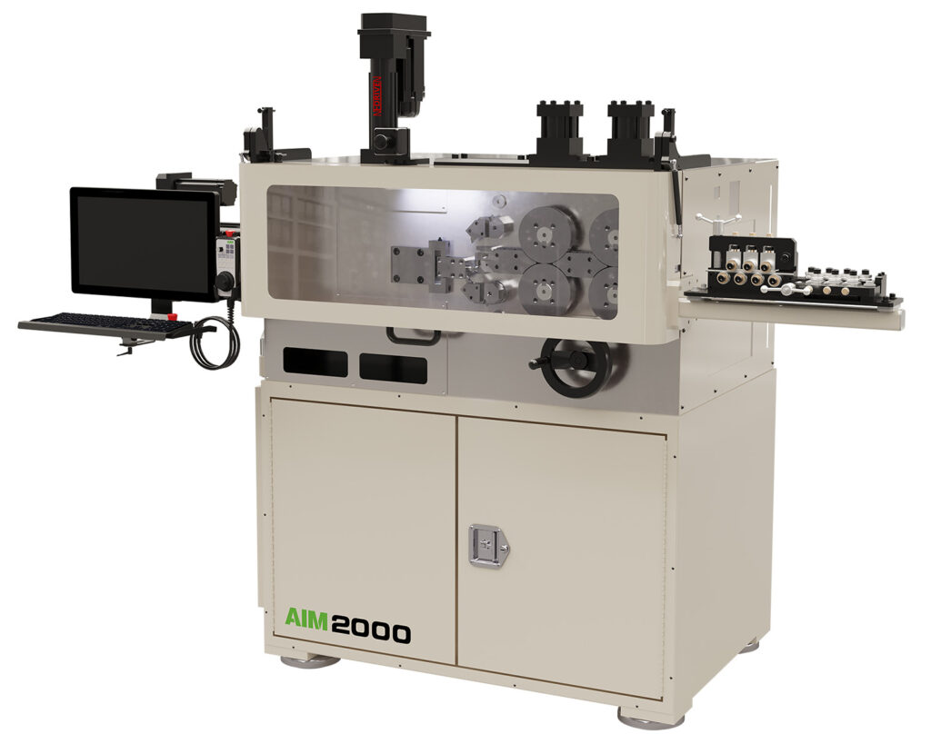 AIM 2000 CNC Spring Coiler | Spring Coiling & Wire Forming Equipment