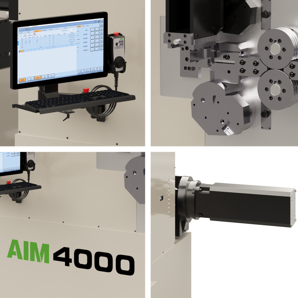 AIM 4000 CNC Spring Coiler | Spring Coiling Equipment
